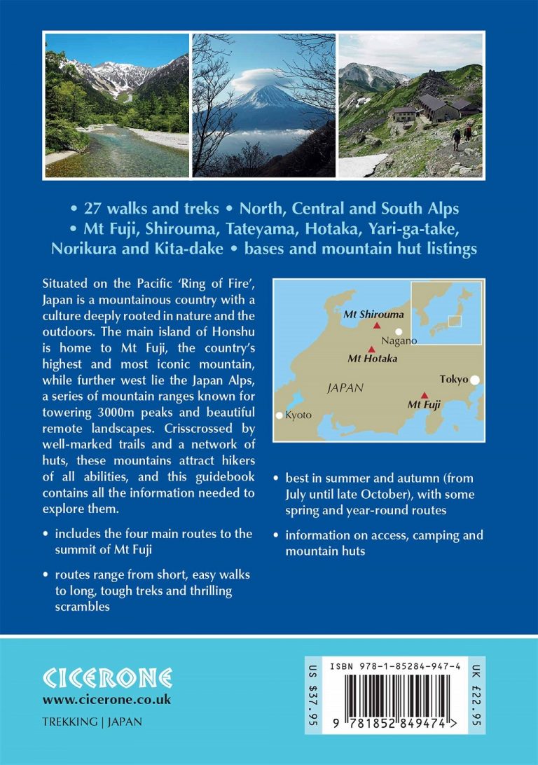 Hiking and Trekking The Japan Alps and Mount Fuji Book Review - The ...